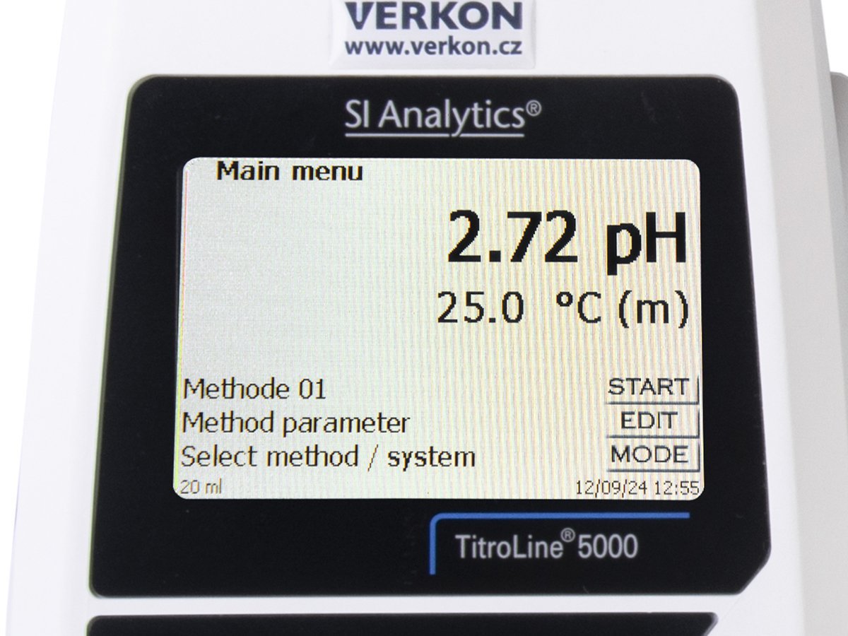 Titrátor automatický SI Analytics TitroLine 5000 - VERKON